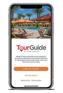Self-Guided Apartment Tours with TourGuide by Irvine Company